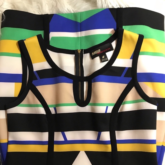 Miss Sixty | Dresses | Miss Sixty Geometric Print Color Block Dress 6 ...